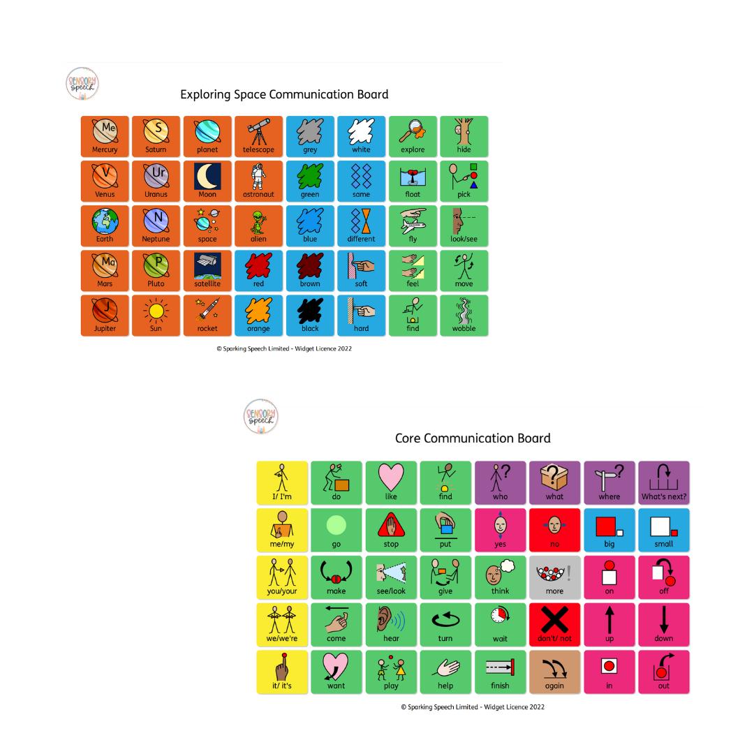 Communication Boards - Sparking Speech