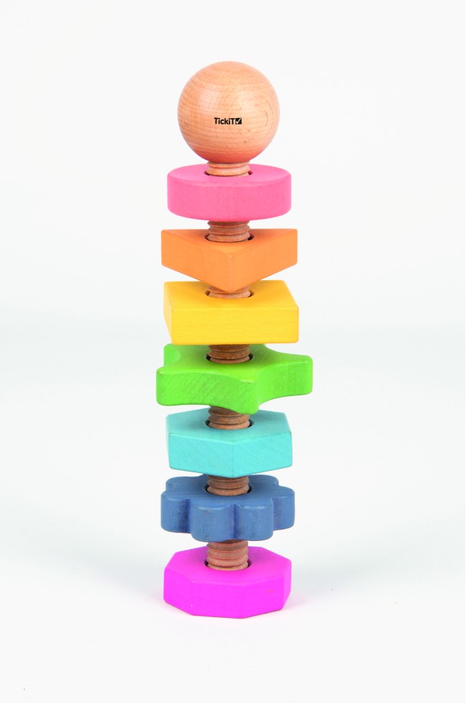 Rainbow Wooden Shape Twister | Shop | Play | Sensory Speech