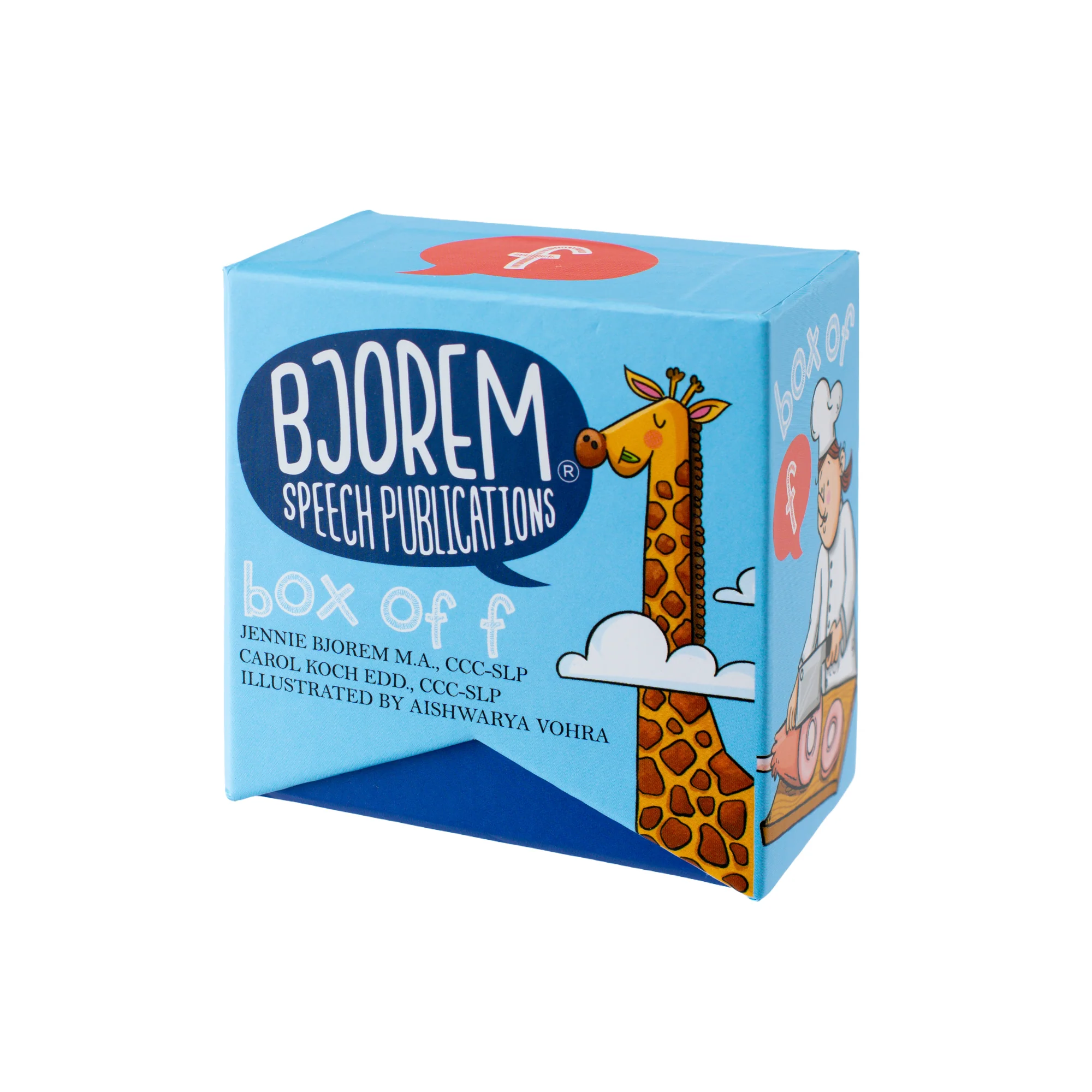 Box of F Speech Sound Cards | Bjorem Speech® | Articulation