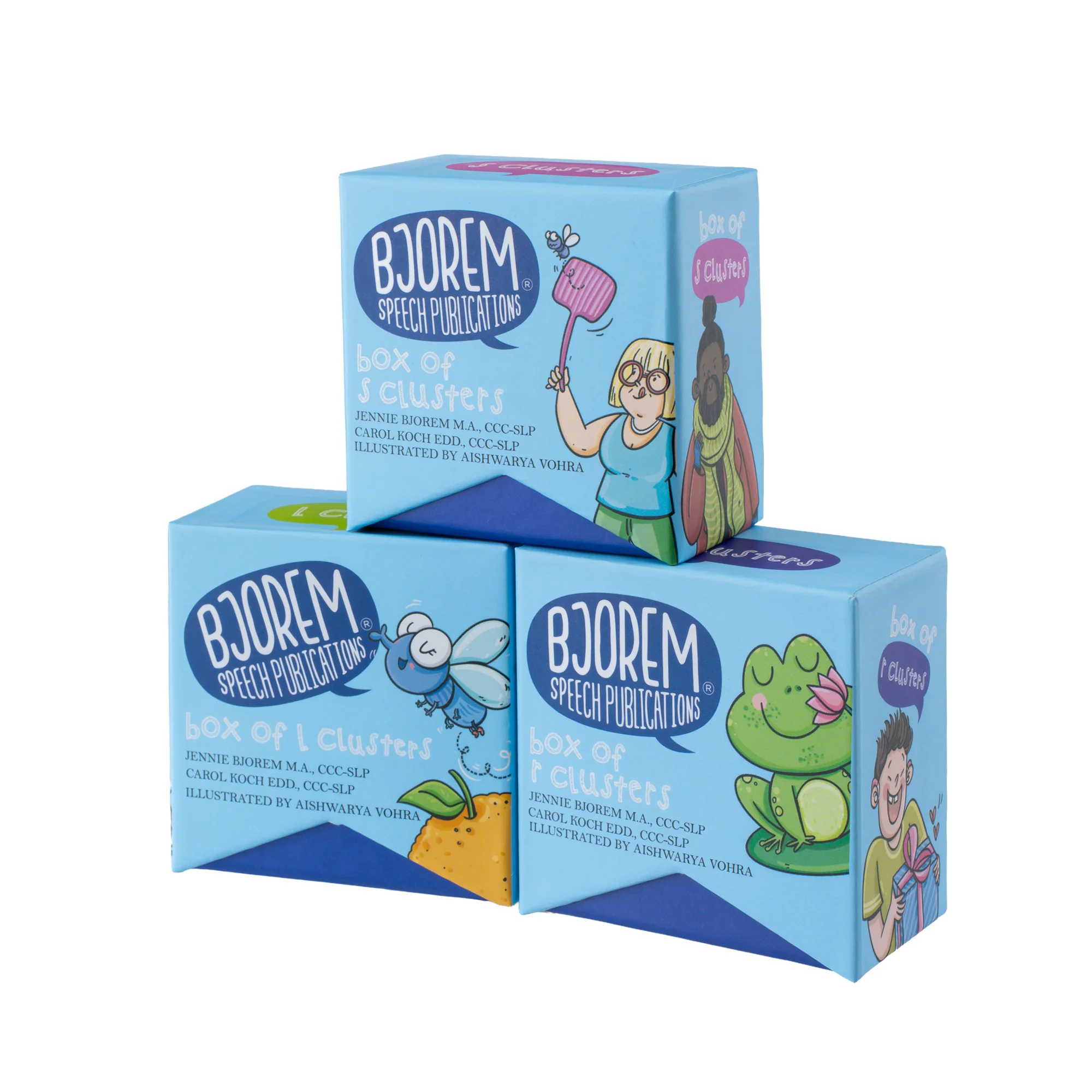 Box of S,R,L Clusters Bundle Sound Cue Cards | Bjorem Speech®